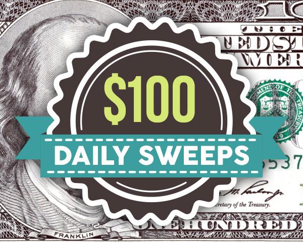 $100 Cash Giveaway Sweepstakes
