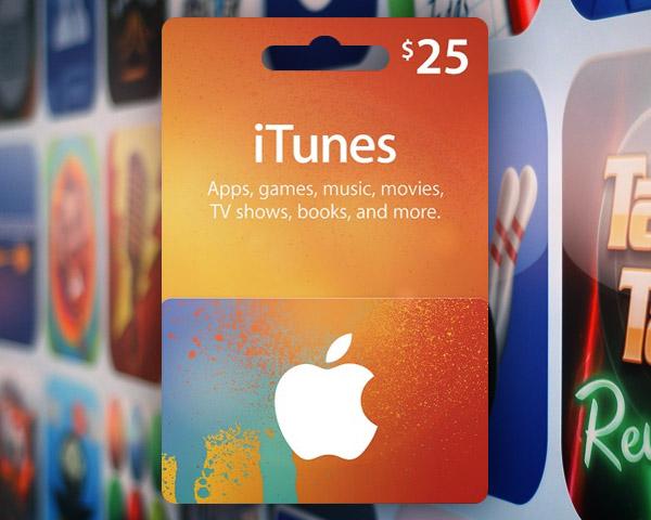 $25 iTunes Gift Card Sweepstakes